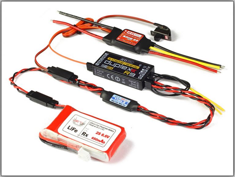 The New Jeti Electronic Dual Power Switch V-Cable 4A/12A (Mini Power ...